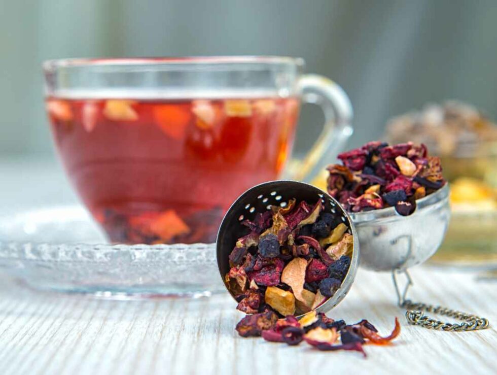 Thés aux fruits pour une cuisine gastronomique